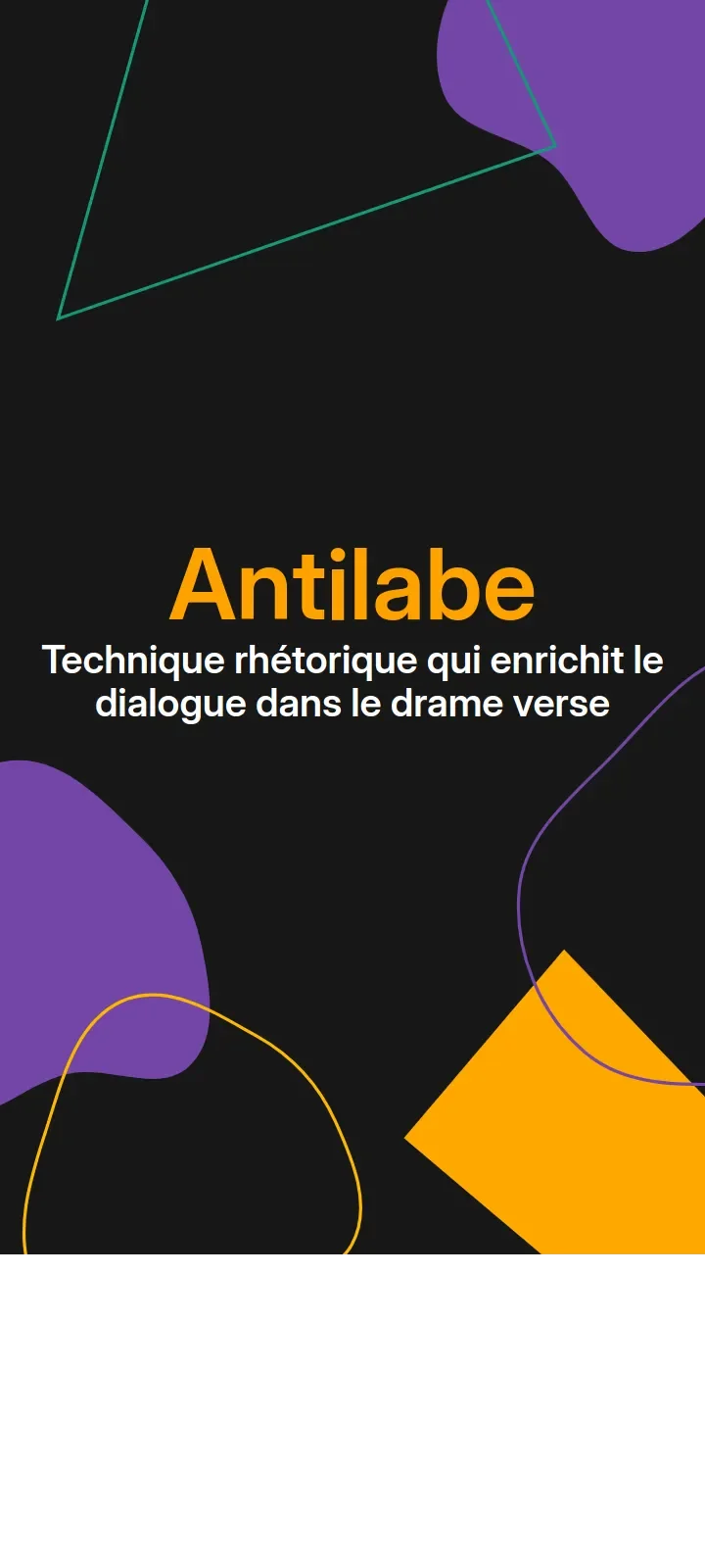 Antilabe - Un Poème pour chaque instant